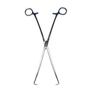 LIV UTERINE POLYP FORCEPS DUPLAY 280MM DOUBLE CURVED EA