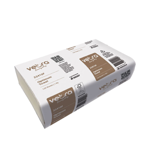 VEORA OPTIMUM TOWEL 1-PLY 225X300MM 120/PK LOOSE