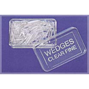 CLEAR WEDGES, FINE, 100/PACK - Livingstone IT