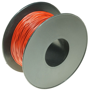 BELLWIRE, COPPER, RED 1 X 0.5MM, 100 METRES/ROLL